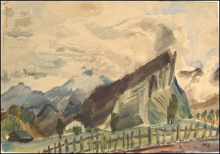 mountain paintings by Sam Haile