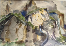 mountain paintings by Sam Haile