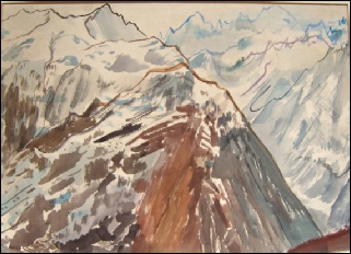 mountain paintings by Sam Haile