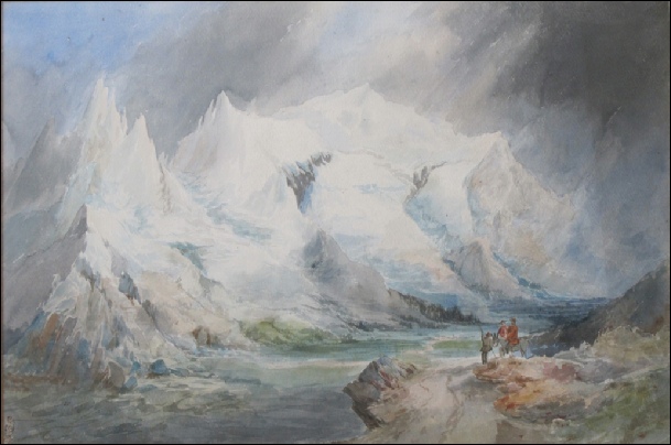Mont Blanc Paintings: Dipinti Monte Bianco: Tableaux Mont Blanc Aquarelles